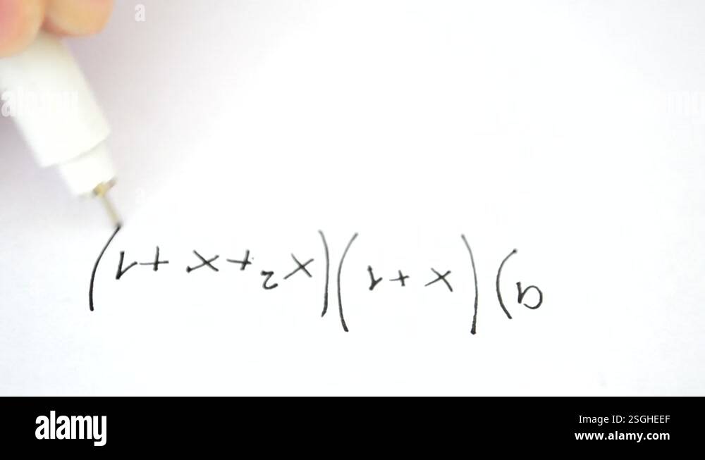 Mathematics and formulas. Formulas, writing Stock Video Footage - Alamy