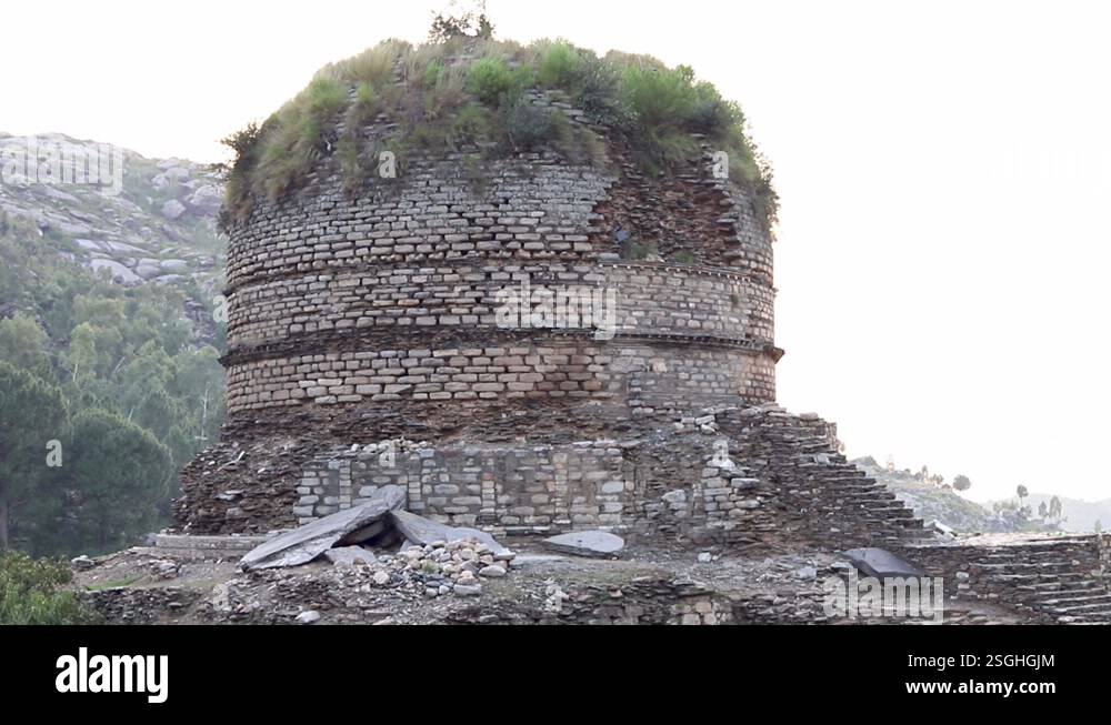 Amluk dara stupa archeology site in swat valley believed to be build in ...