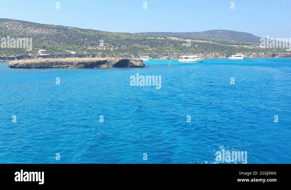 The beautiful crystal clear seas called the Blue Lagoon. Located on the ...