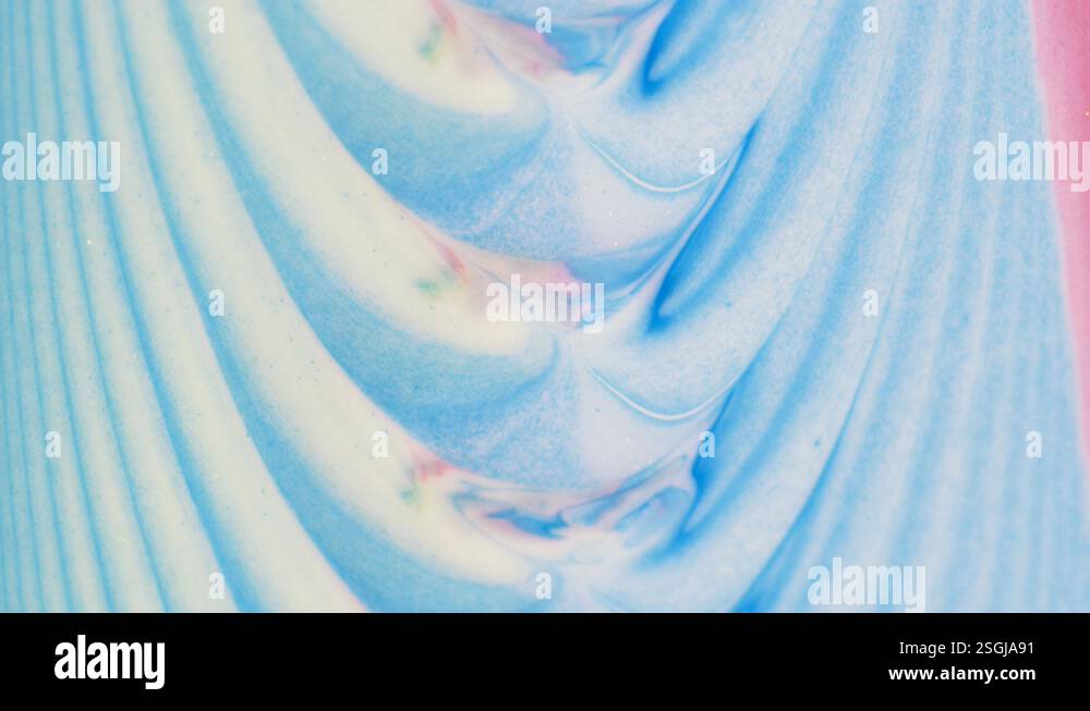 Movable blue-red background with an ornamental pattern. Fluid art of ...