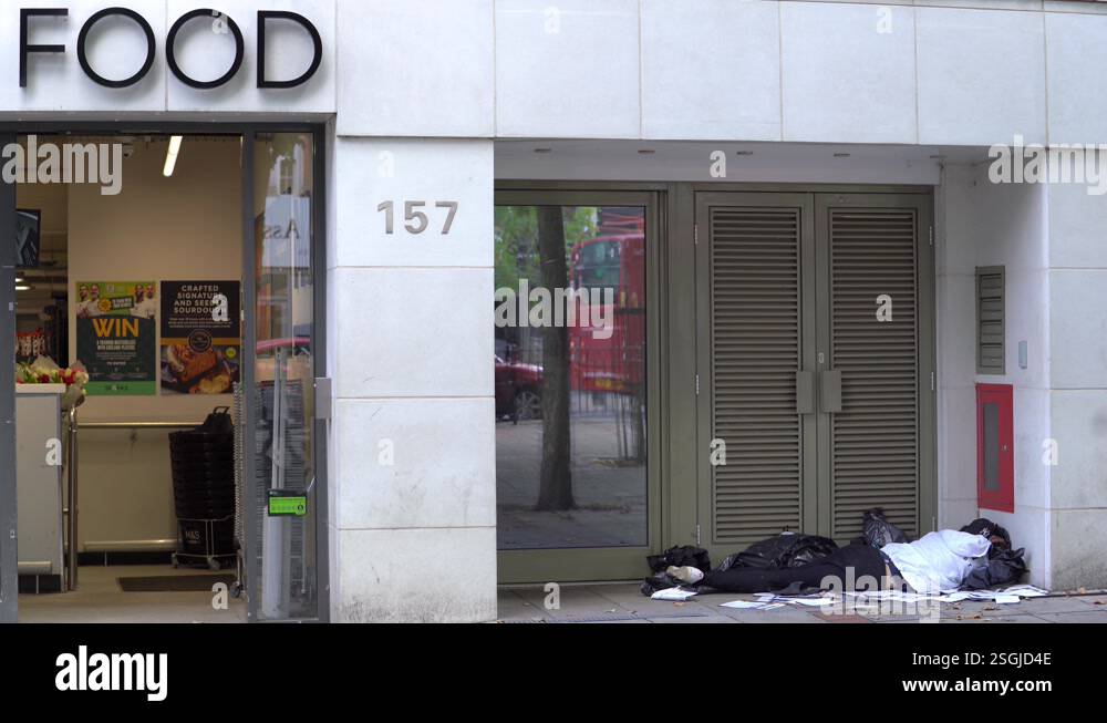 Homeless person london street Stock Videos & Footage - HD and 4K Video ...