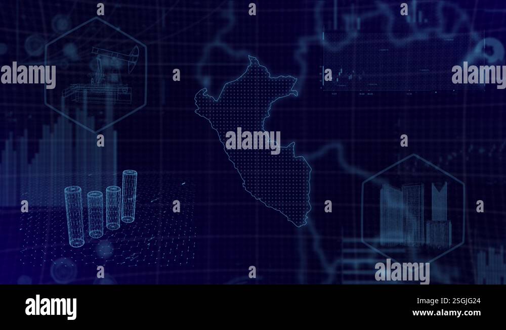 Data analysis GDP Charts of Peru Country with graphs, charts, analytics ...
