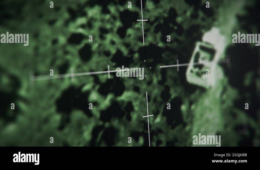 Military Aerial Scanning Process Of A Terrorist Attack Via Futuristic ...