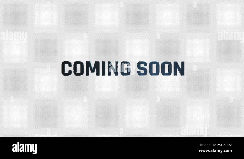 Coming Soon Motion Metallic Title Background, Epic And Futuristic ...