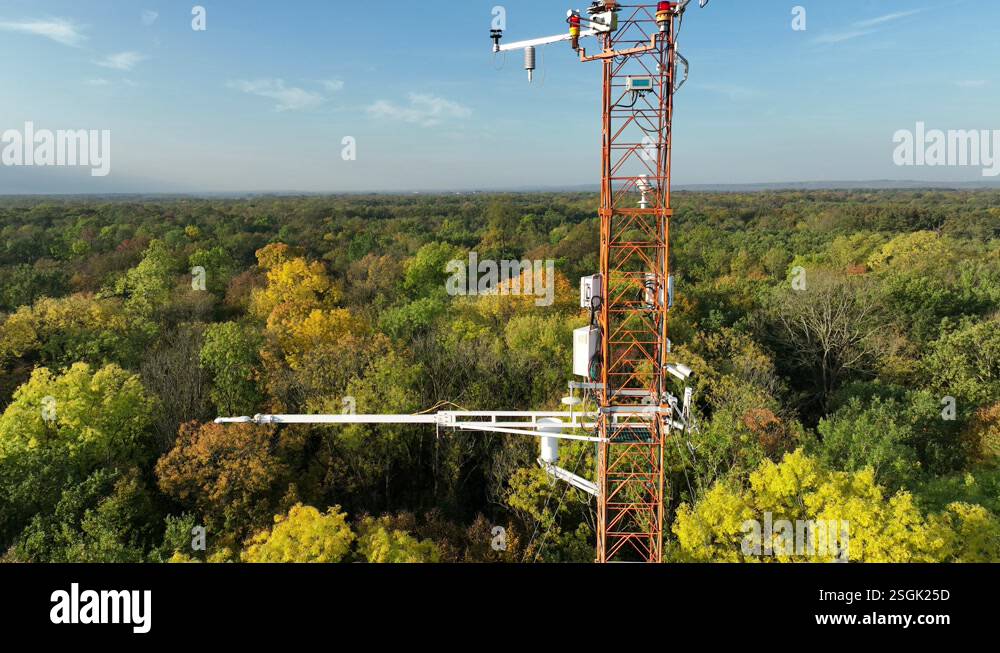 Science station forest weather meteorology monitoring measurements eddy ...