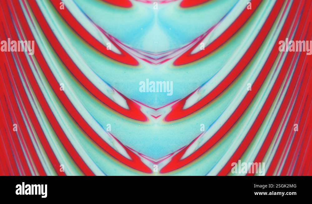 Movable blue-red background with an ornamental pattern. Fluid art of ...