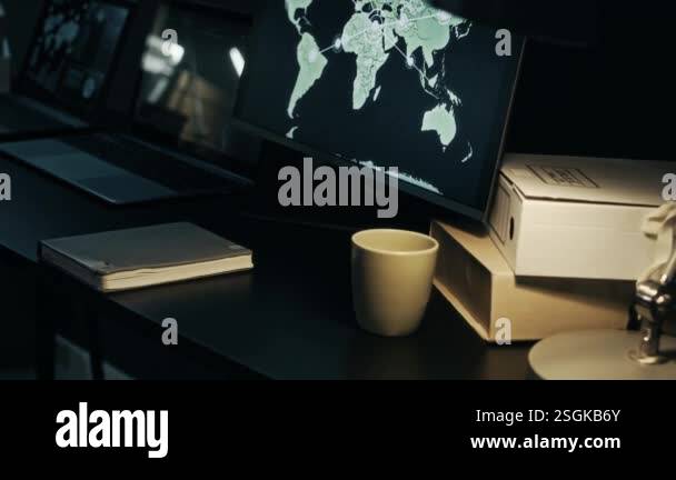 Navigation monitor map vector Stock Videos & Footage - HD and 4K Video ...