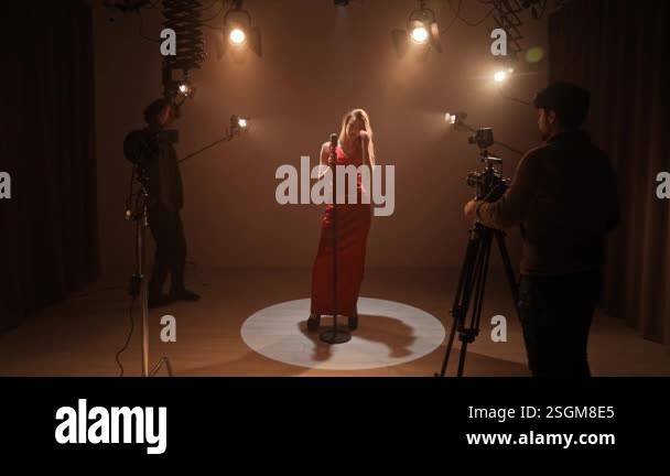 Singer in red dress Stock Videos & Footage - HD and 4K Video Clips - Alamy