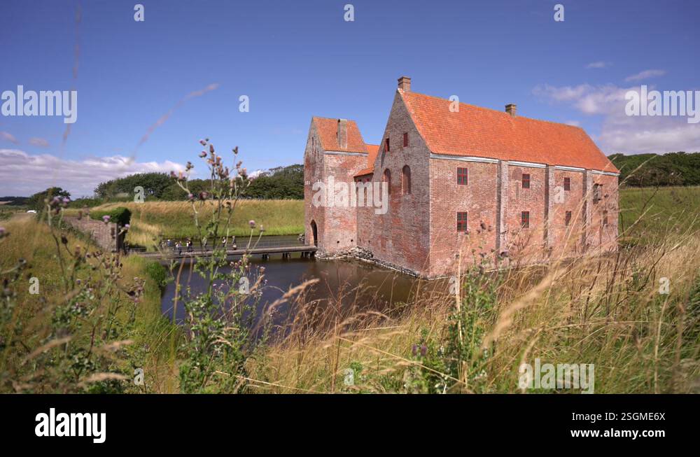 Spoettrup Castle is a well-preserved medieval defensive castle located ...