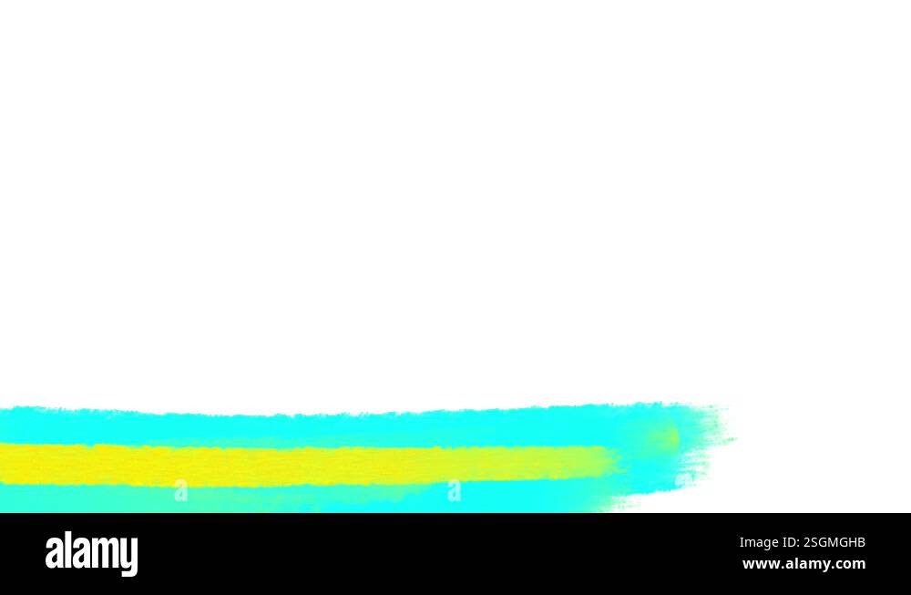 Wipe transition cartoon in and out blue yellow stripes animated Stock ...