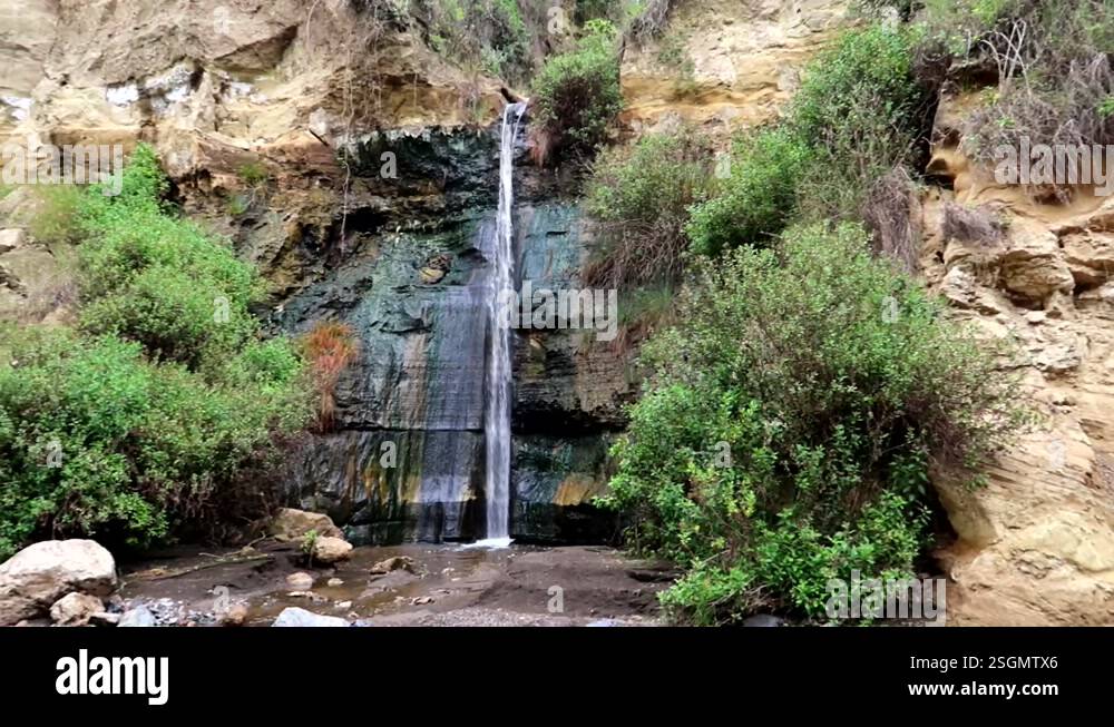 Hot water spring in Hell's Gate National Park in Keny. Wide view Stock ...