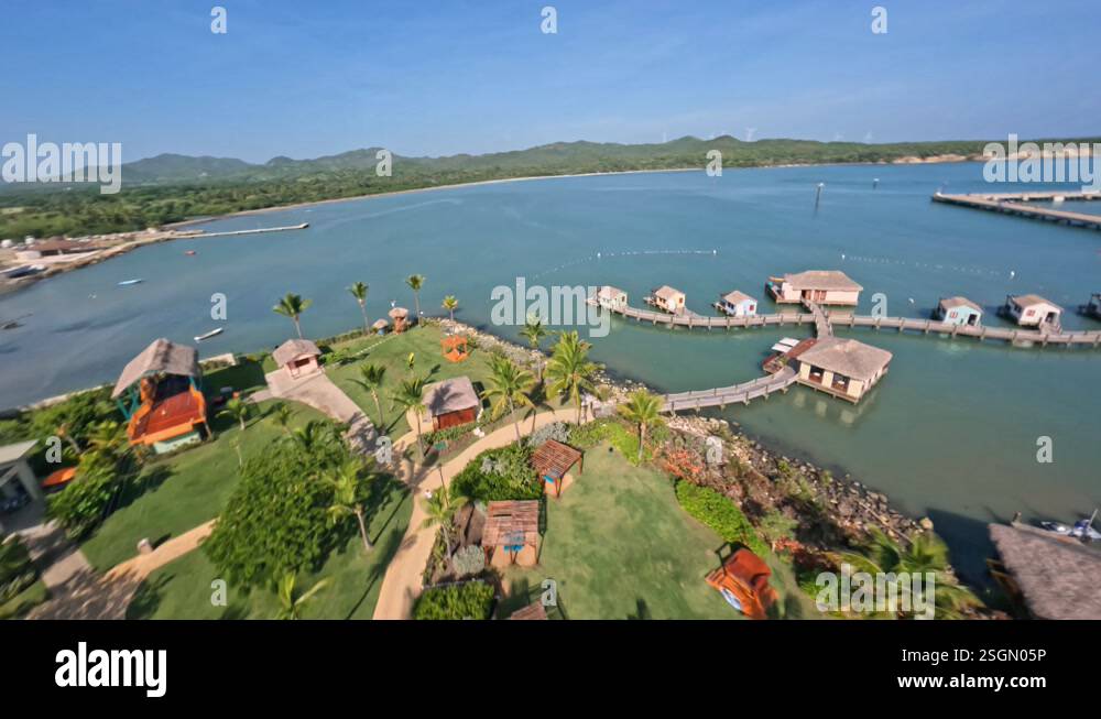 Amber Cove Resort Swimming Pool And Cruise Terminal In Summer In Puerto ...