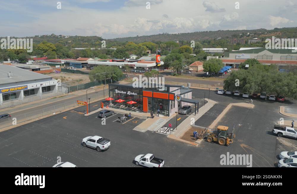 Orbit franchise of Chicken Licken chain of restaurants Stock Video ...