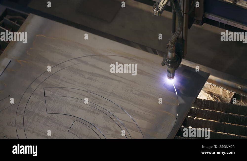 Automated equipment processing metal sheet for production of turbine ...