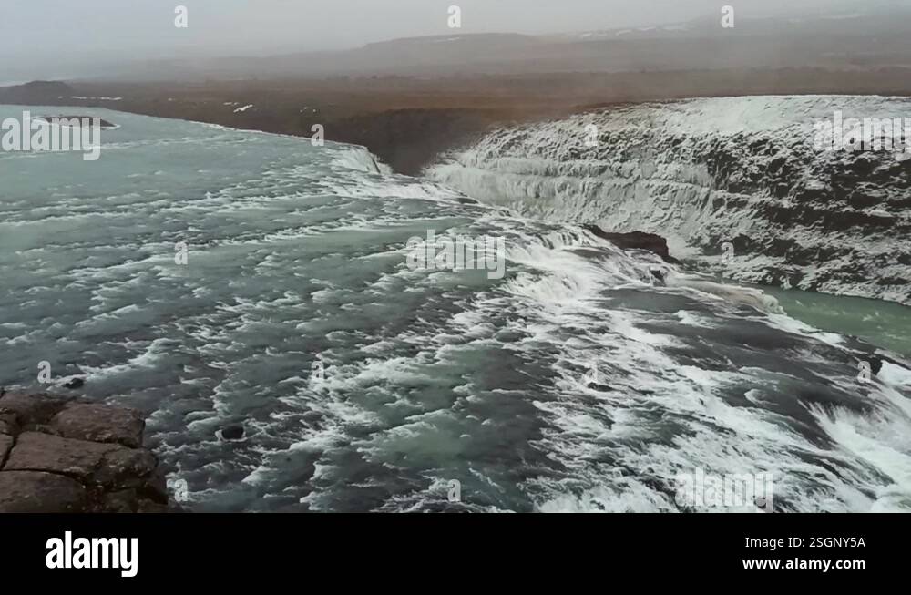 One of the most impressive waterfalls in the world located in iceland ...