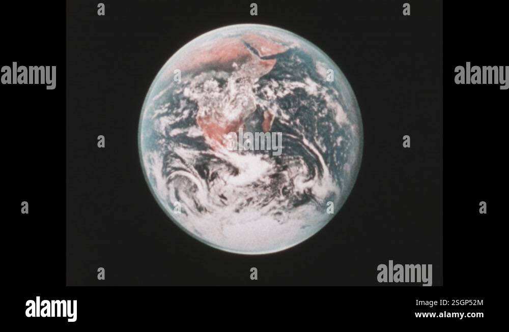 1980s: Earth seen from space. Heat and wave maps of Earth from space ...