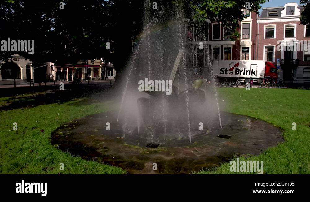 Slow rotating movement showing decorative sculpture arts statue ...