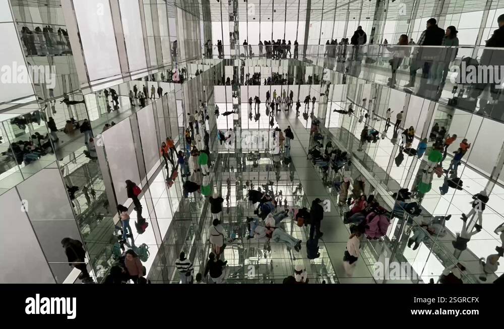 Time lapse video of people inside the office building Stock Video ...