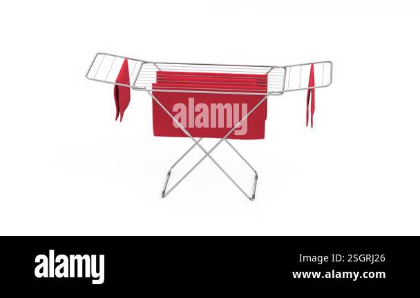 Red clothes rack Stock Videos & Footage - HD and 4K Video Clips - Alamy