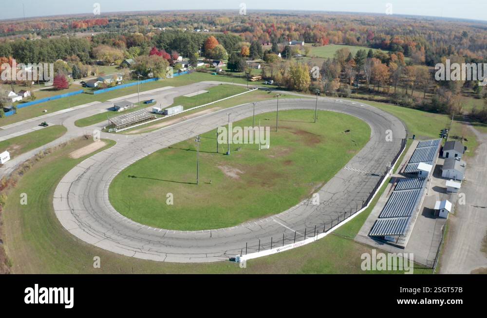 Whittemore small track car racing Speedway in Whittmore , Michigan with ...