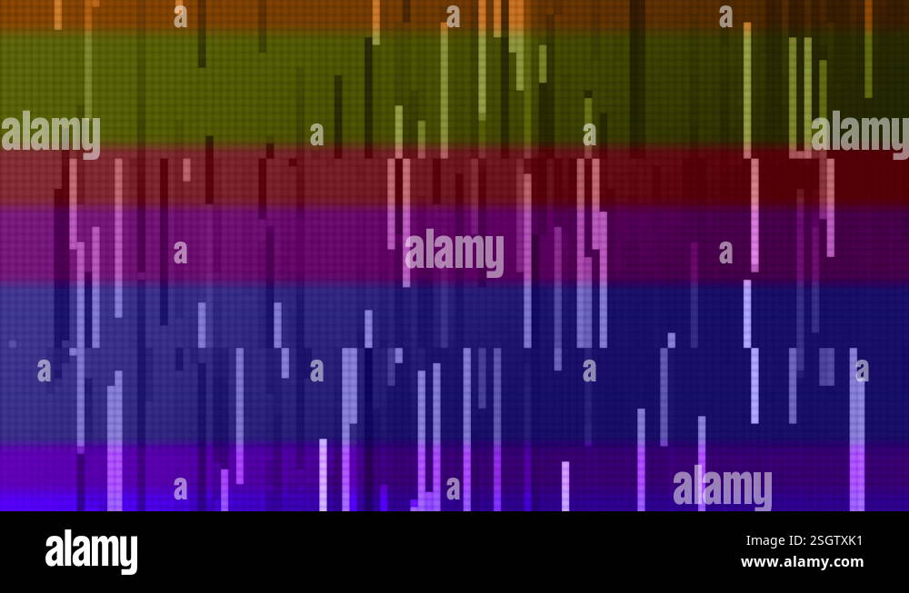Floating lines pixelated 8 bit 80s vintage digital geometrical trendy ...