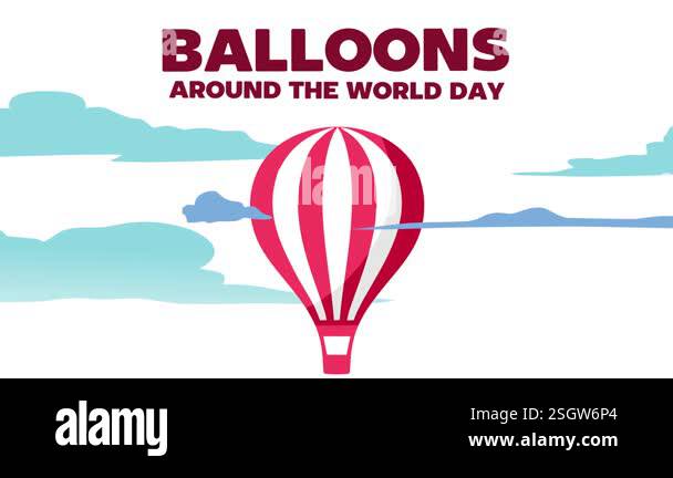 Happy balloon around world day Stock Videos & Footage - HD and 4K Video ...