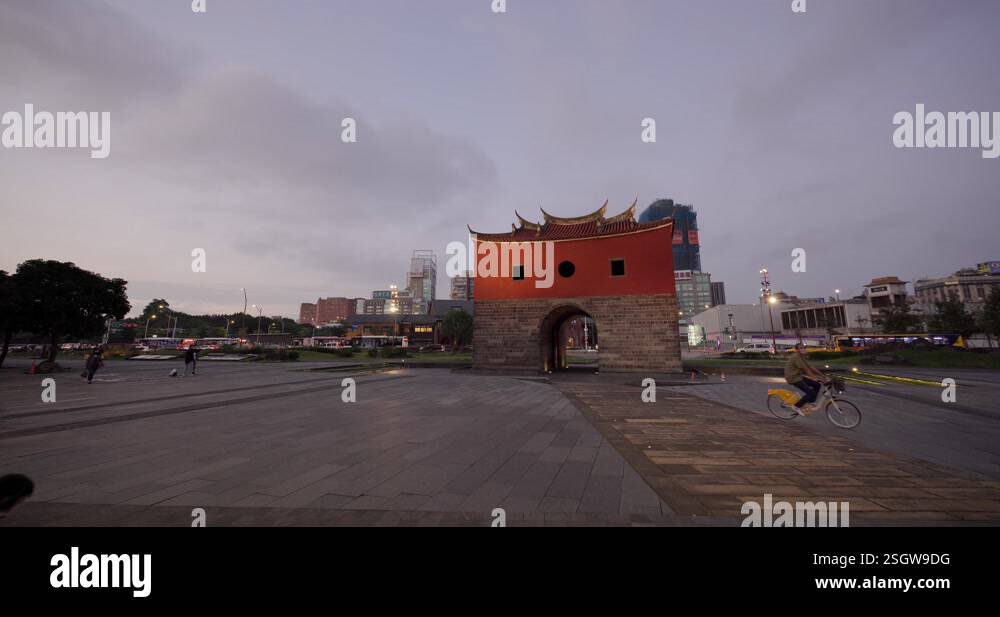 Taipei, Taiwan 04 August 2022: North Gate Beimen in Taiwan Stock Video ...