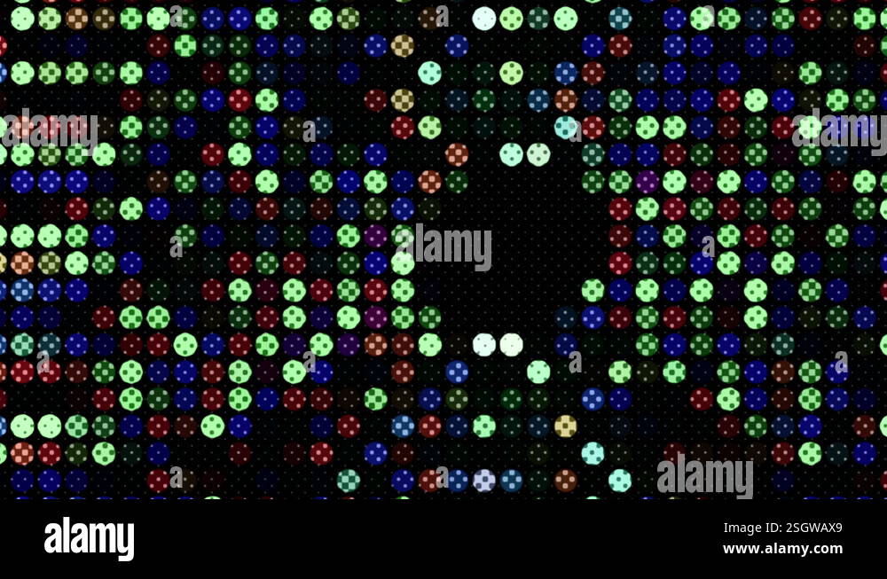 8 bit vibrant retro minimalistic sci-fi background Stock Video Footage ...