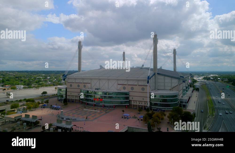 Alamodome Stadium in San Antonio Texas from above - SAN ANTONIO, UNITED ...