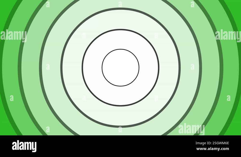Growing white circles pattern with green screen background Stock Video ...