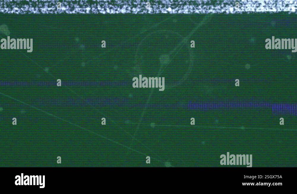 Animation of interference over network of connections on green ...