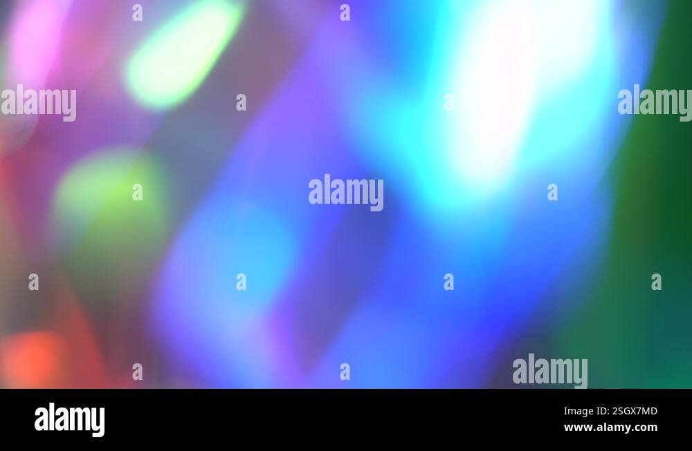 Lens flare. The light through the crystal facets flashes with ...