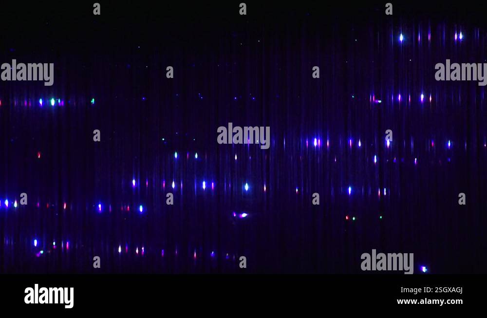 Laser projection rays in the smoke. Laser beams in the fog Stock Video ...