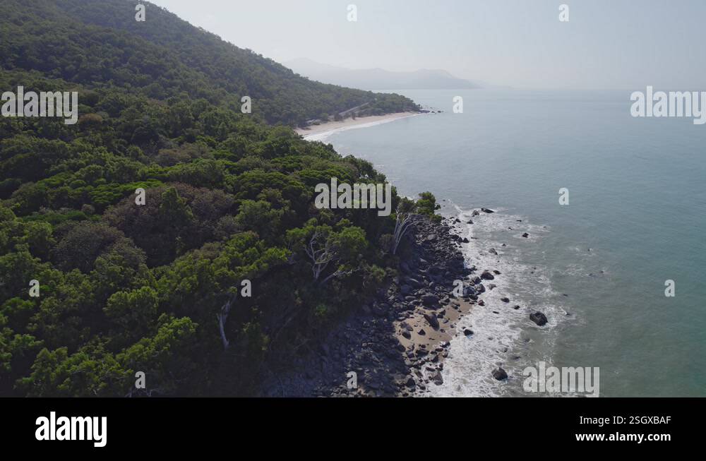 Flying Over Coastal Forest Near Borderline Beach In Wangetti ...