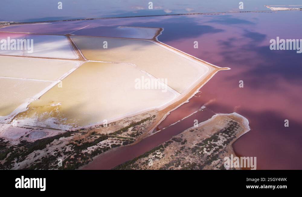 Salt Evaporation Ponds and Pink Lake, Solar Salt Production From Sea ...