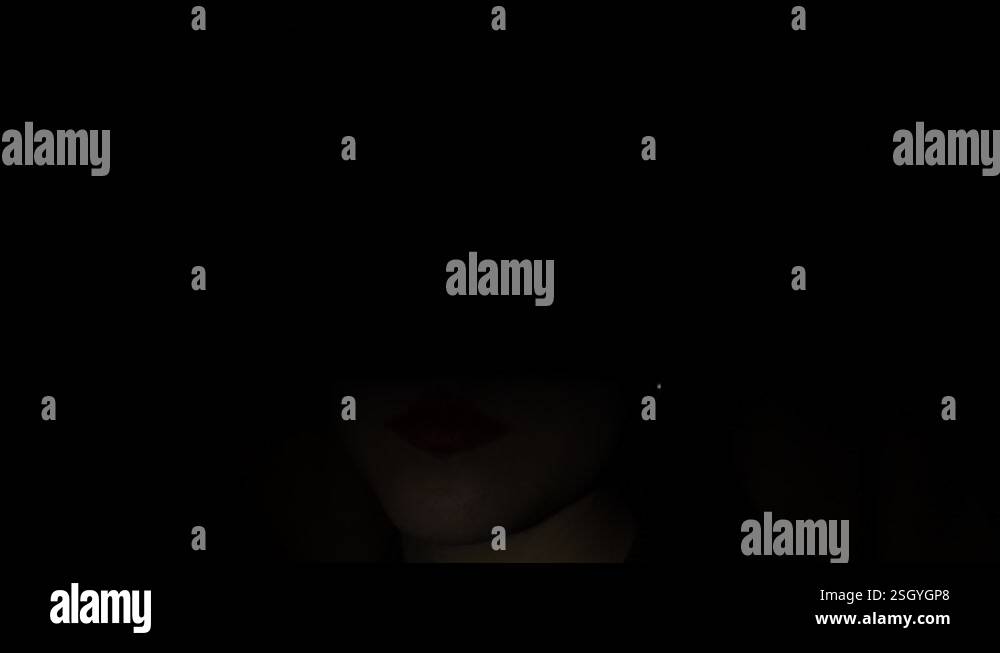 Fashion close-up portrait of model female with mak Stock Video Footage ...