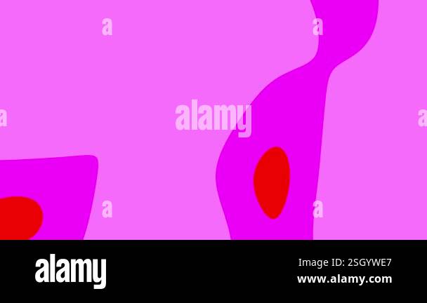 Pink and red abstract shapes create a vibrant design, perfect for ...