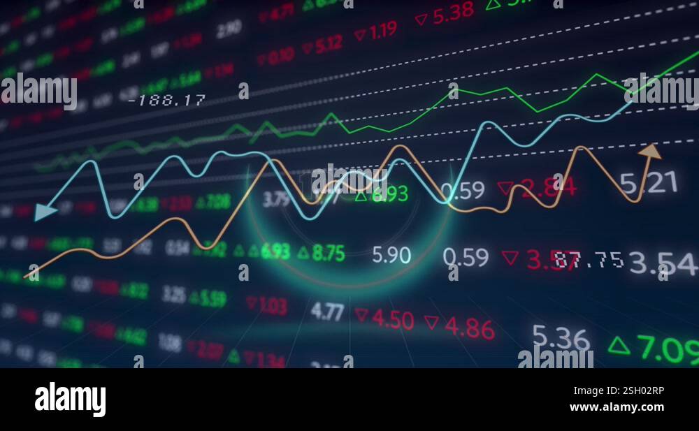 Animation of 100 number with percentage sign, abstract pattern and ...