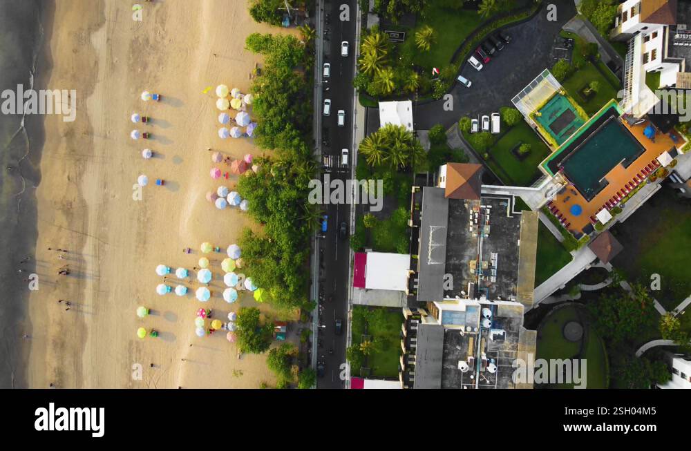 Cinematic Kuta, Seminyak and Double Six Beach in 4K drone footage in ...