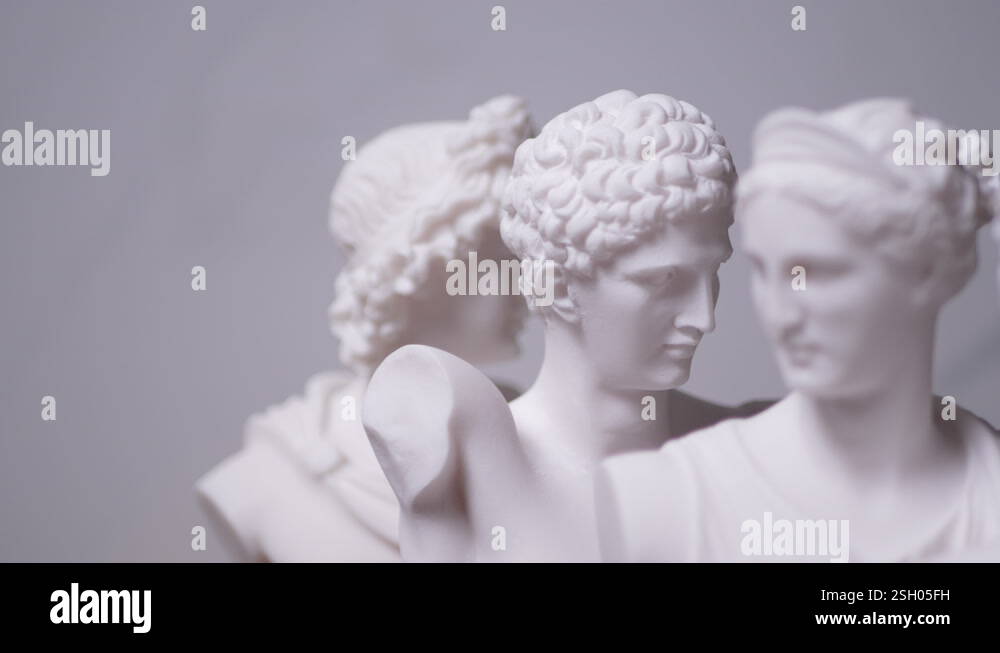 Statues of Greek Gods Zues, Apollo, Aphrodite, Hermes, Artemis - Left ...