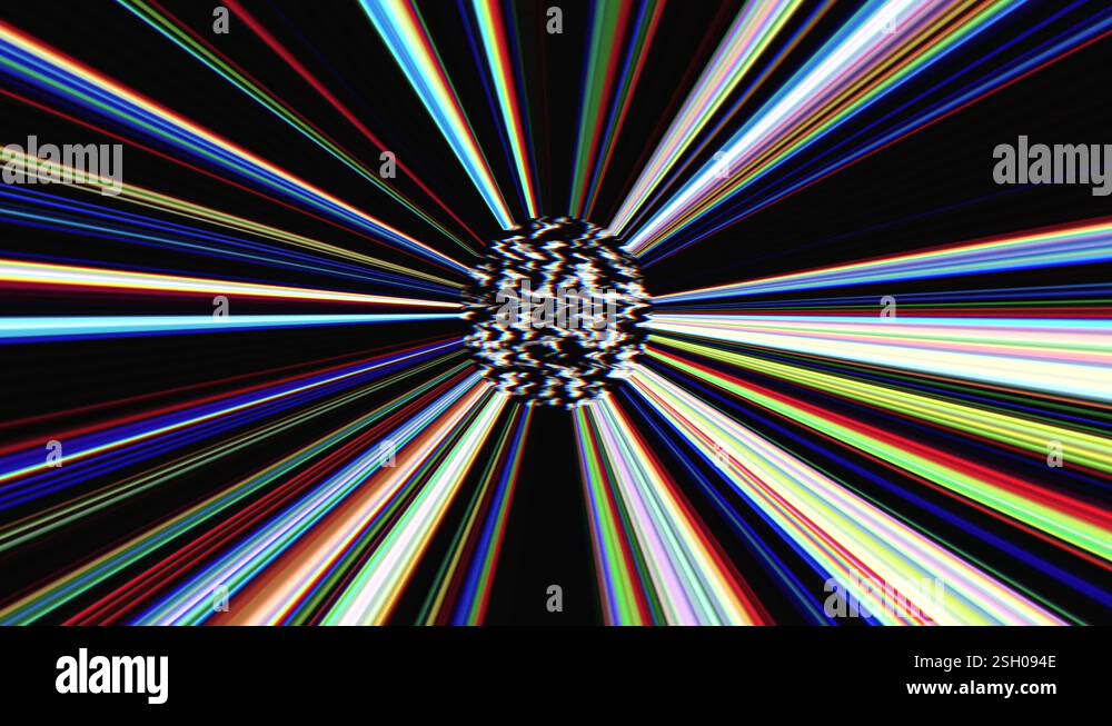 No signal old analog vintage tv static noise black and white. Random ...
