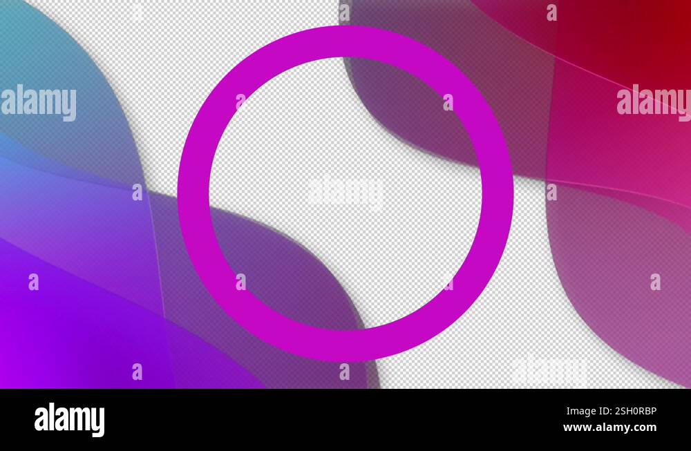 Animation of moving shapes over black background Stock Video Footage ...