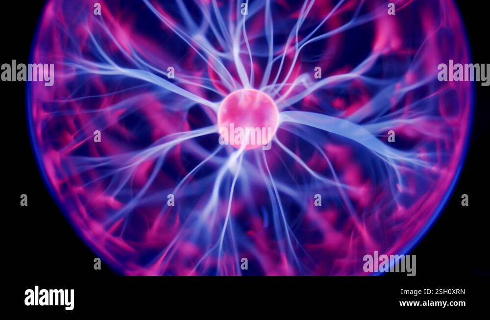 Plasma ball electric discharge in nitrogen helium gas mixture inside ...