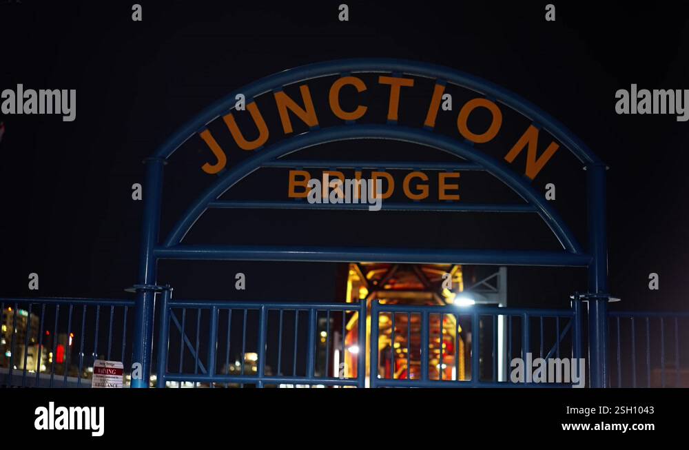 Junction Bridge in Little Rock illuminated at night - LITTLE ROCK ...