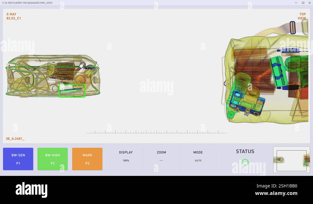 Scanner Device Detects Explosive Bomb In Airport Security Protection ...