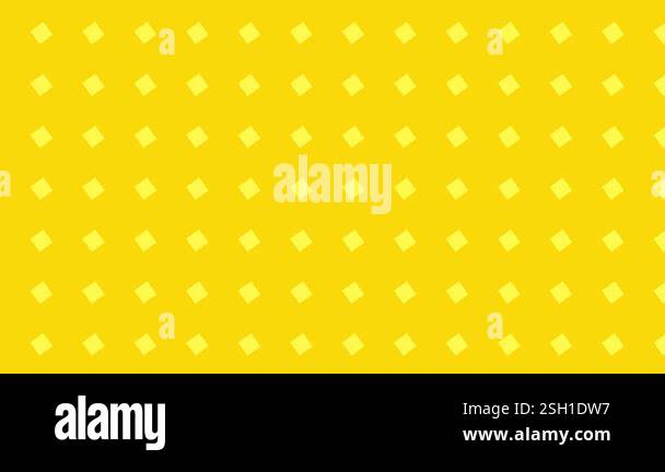Bright yellow square shapes rotating pattern animated seamless loop background Stock Video ...