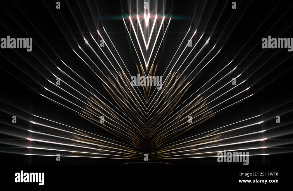 Vivid Radial Abstract Visual Stage PSY Video VJ Loop Stock Video ...