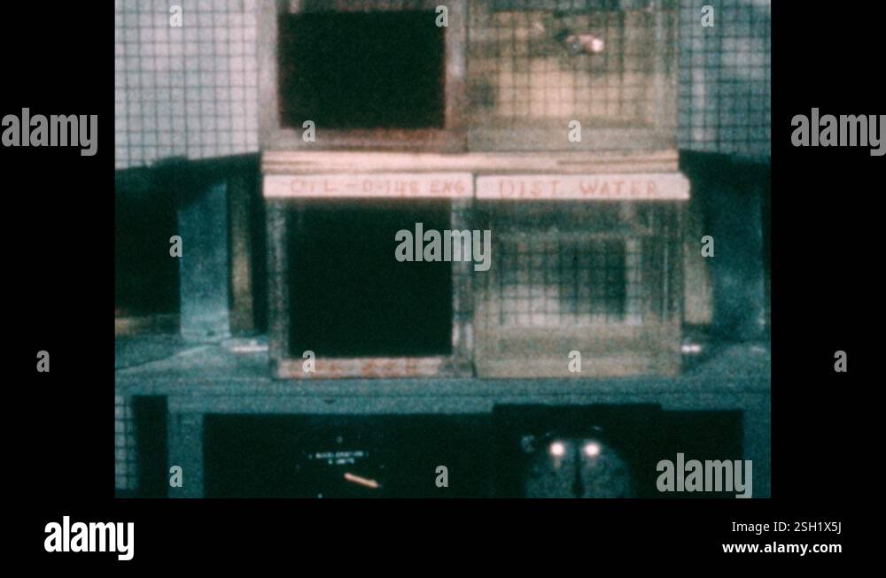 1960s: Clean and dirty water bubbles and floats in zero-gravity tanks Stock Video Footage - Alamy