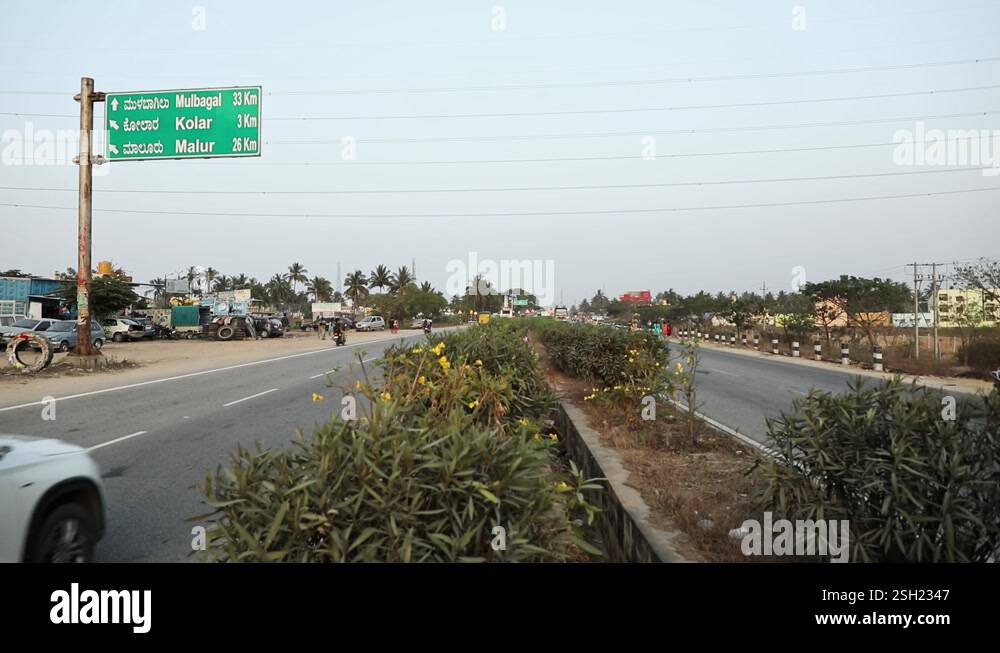 A view of traffic flow on the city roads during summer Stock Video ...