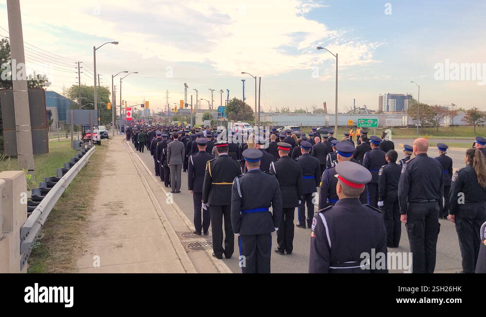 Funeral tribute to police officer Andrew Hong who was killed by ...
